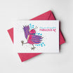 Fabulous AF - A bird greeting card full to feel good – Cocomoino